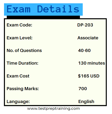 Exam DP-203: Data Engineering on Microsoft Azure - Testprep Training
